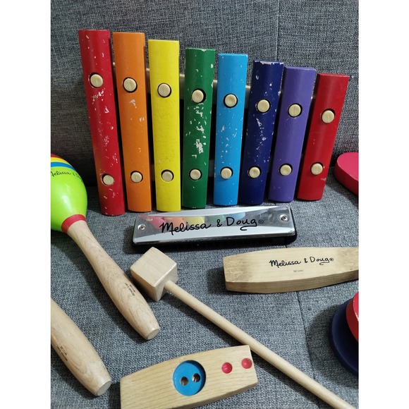 Melissa & Doug | Toys | Vtg Melissa Doug Musical Instruments Maraca ...